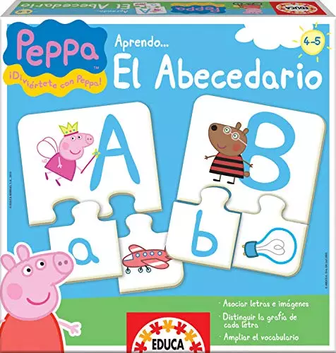 Educa -The Numbers Peppa Pig Educational Game for Babies, Multicolor, 22.5 x 22.5 x 4.7 cm (15652)