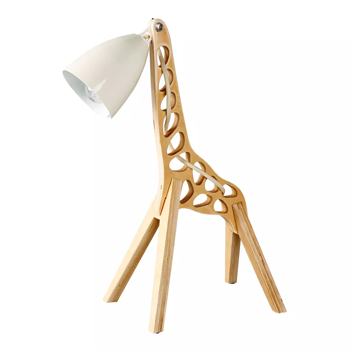 Giraffe Mini-Home houten buro lamp El Corte Inglés
