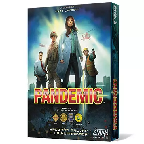 Z-man Games Hiszpania Pandemic ZM7101ES Gra planszowa, wielokolorowa