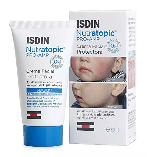 ISDIN Nutratopic Pro-AMP Crema Facial Per a Pell Atòpica - 50 ml.