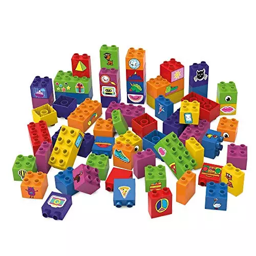 BIOBUDDI- Pag-aaral na Bumuo ng 60 Building Blocks, Multicolor (BB-0012)