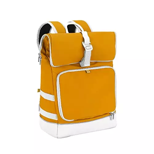Babymoov A043803 - Babymoov Le Sancy Yellow өзгөртүүчү рюкзак, бир өлчөмдө