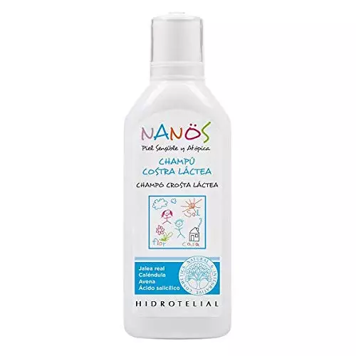 HIDROTELIAL Nanos Lactea Crust Shampoo, mangarahara, 200 Milliliters