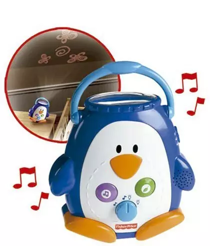 10 populiariausių žaislų: muzikinis projektorius pingvinas, atpažįstantis vaizdus ir melodijas