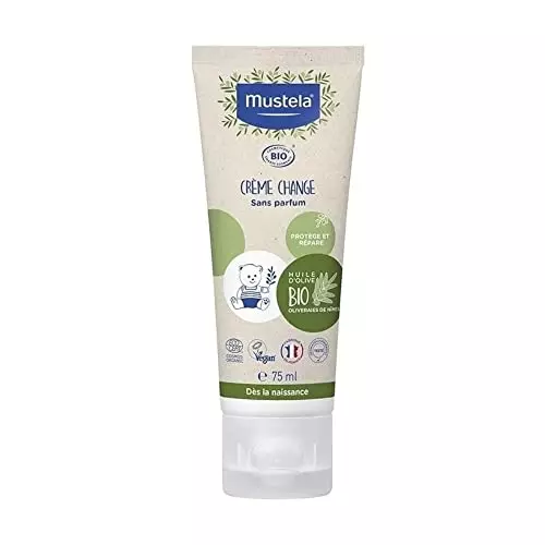 Creme de fraldas MUSTELA Bio 75ml. Tubo preto