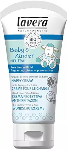 Lavera Baby Fralda Creme - vegan - cosméticos naturais 100% certificados - cuidados com a pele - 50 ml