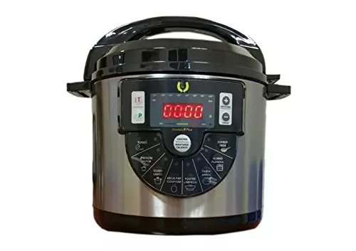 Food Processor Programmable Cooker GRAN FINN MAYOR F PLUS nga adunay Ceramic Bowl ug Voice 6 LITERS