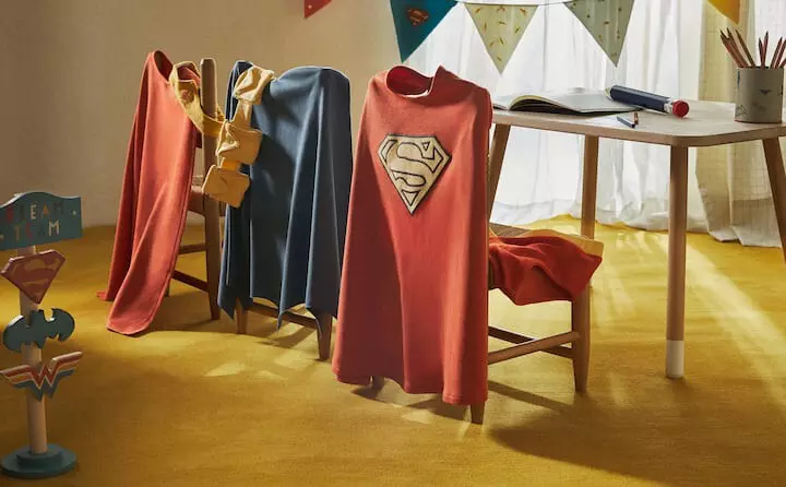 Superbohaterowie przybywają do Zara Home Kids z idealną kolekcją na powrót do szkoły
