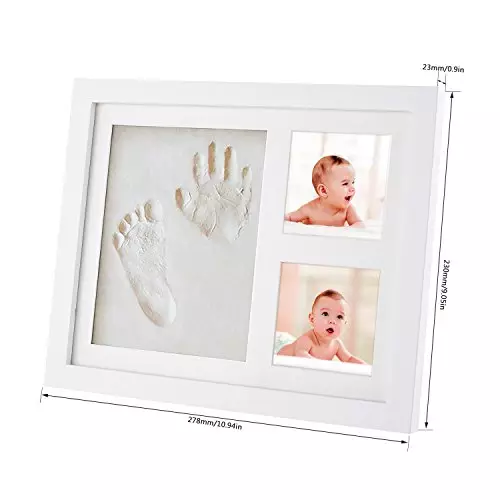 Tafin Hannu na Jariri da Tsarin Tsarin Sawu | mafi kyaun jariri abin tunawa firam kyauta, kyautar baby Memorable Keepsakes Room Wall Decorations