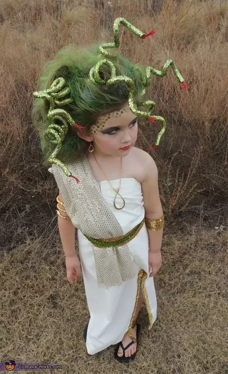 Sauƙi Mai Rahusa Medusa Halloween Costume