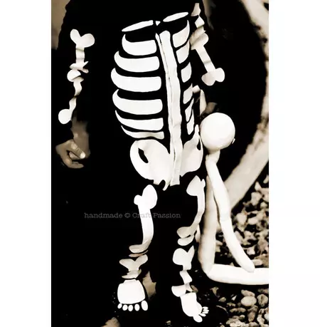 Halloween Kostým Jednoduché Lacné Skeleton