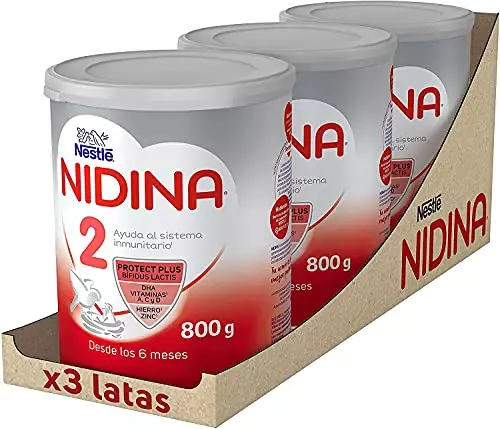 Nidina 2 - Mleko kontynuacyjne od 6 miesiąca życia 3x800g