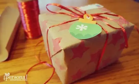 Christmas Crafts ontẹ Iwe Gift