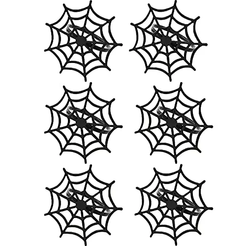 Boucle de serviette d'Halloween pratique Porte-serviette d'Halloween Anneaux de serviette de fête d'Halloween pour la décoration de table, Halloween, Thanksgiving (A)