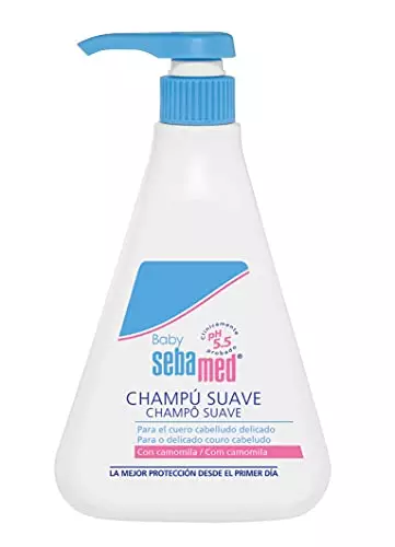 SEBAMED Mucheche Nyoro Shampoo, YeGanda Rakanaka Uye Rakapfava ReGavhuna reVana, Yakawedzera Nyoro Kuchenesa Kunyanya Sensitive Scalp, Multicolor, Fresh, 500 Milliliter.