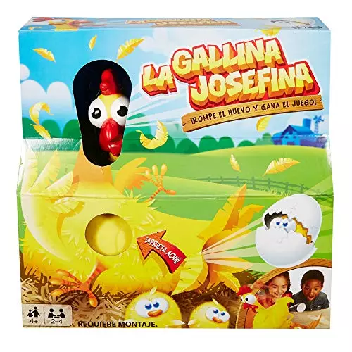 Mattel Games La Gallina Josefina, קינדער ברעט שפּיל (Mattel FRL14)
