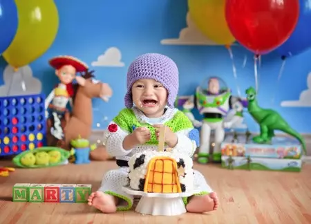 Foto Sesje Baby Cake Toy Story