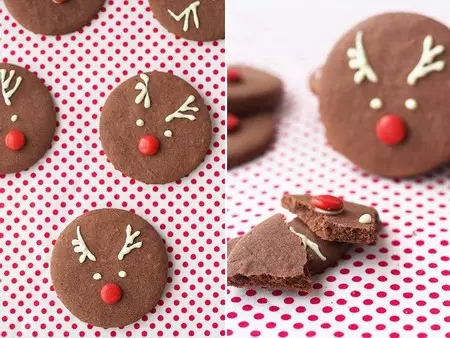 Cunnooyinka Dap Cookies Reindeer Chocolate