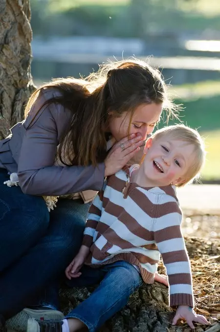 Mutter und Sohn