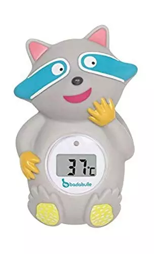 Badabulle Bath Thermometer Raccoon