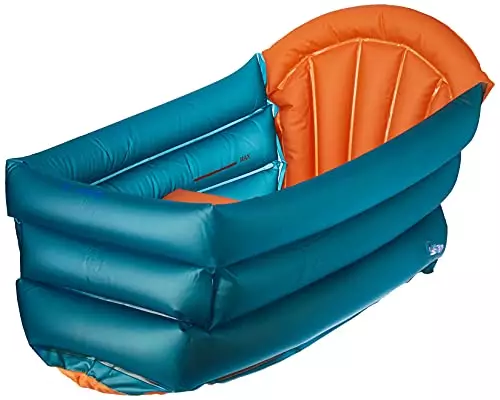 Jané Banyera Inflable 3 Posicions, 30 Litres, Apte des del Naixement, Posicions Evolutives, amb Separador i Reposacaps