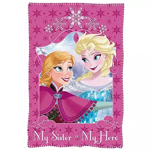 Disney Frozen - My Hero Pink Otroške odeje - Velikost 100 x 150 cm