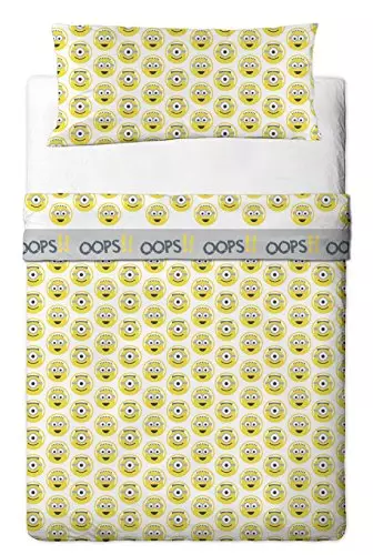 Universal Minions Eye 3-Piece Sheet Set for 90cm Bed