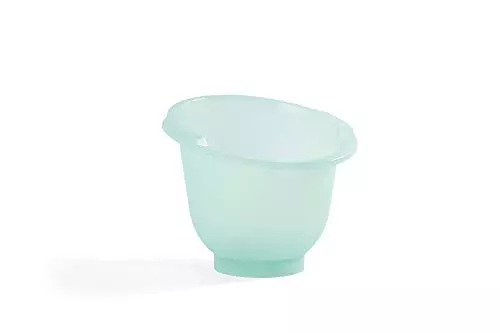 Doomoo Basics Shantala Mint Эргономичная ванночка для малышей от 0 до 6 месяцев с высокими бортиками для купания, как в мамином животике, для сохранения тепла воды, 1 шт.