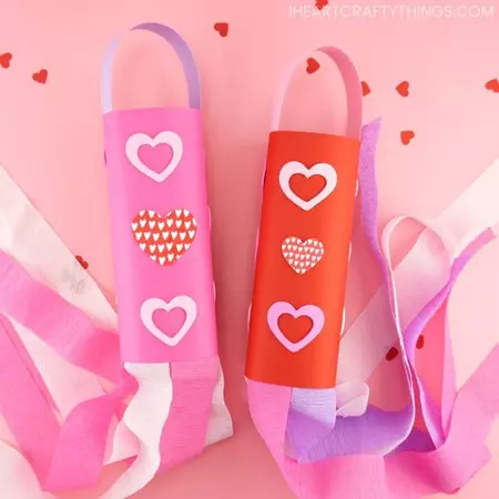 Heart Windsock Craft 4