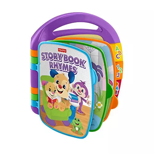 Fisher-Price Interaktiewe leerboek, babaspeelgoed +6 maande (Mattel FRC69)