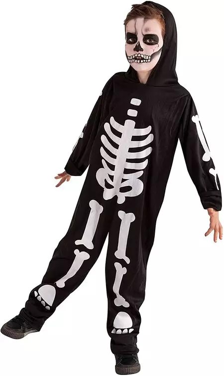 Skelett-Kostüm-Halloween