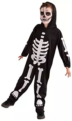 I-Rubies Child Costume - I-Skeleton Glow in the Dark iminyaka engu-3-4