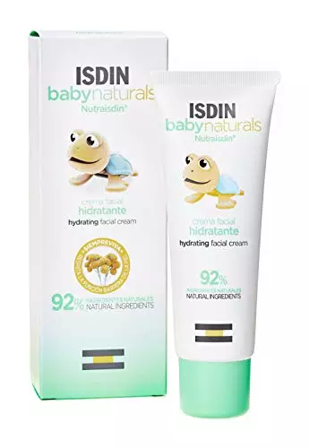 Nutraisdin Baby Naturals dagelijkse vochtinbrengende gezichtscrème voor baby's, met 92% ingrediënten van natuurlijke oorsprong, 50 ml