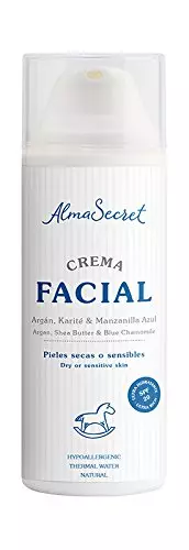 Alma Secret Facial Ipara pẹlu Argan, Shea & Blue Chamomile. SPF 20-50ml