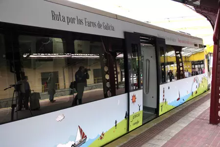 Galicia Trem Da Rota Dois Faróis