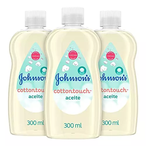 Johnson's Baby CottonTouch Rûnê Bedenê Pembû Paqij - 3 x 300ml