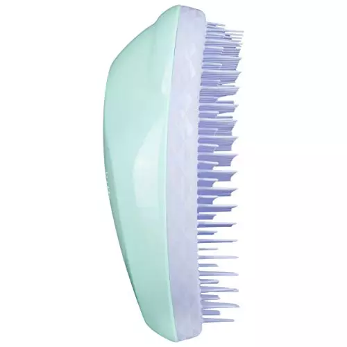 Tangle Teezer - Anti-Pull Brush - Fine and Fragile - Mint and Lilac Color - 8 x 5 x 12 cm - detangles hair without pulling - take care of the hair cuticle - Original Tangle Teezer comb