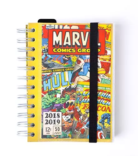 Grupo Erik Editores Marvel-學校規劃師 2018-2019 天多語言頁面，11.4 x 16 厘米