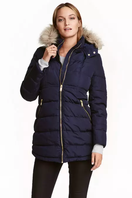 Premama Navy Blue Padded Coat