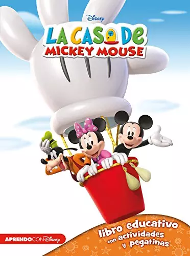 Mickey Mouse Clubhouse 1 (едукативна книга на Дизни со активности и налепници)