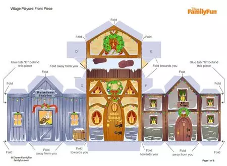 Modeli i Shtëpisë së Santa Claus