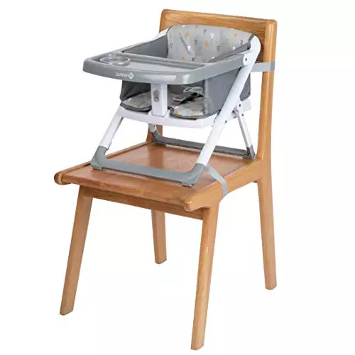 Fiarovana 1. Eat Eat Portable sy Aforitra seza ambony zazakely, Travel Booster Highchair, Malemilemy sy Paded Seza zazakely, misy lovia, loko volondavenona mafana