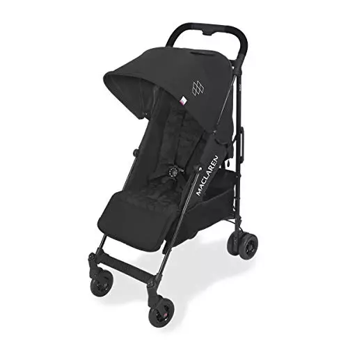 Maclaren Quest Arc cadira de passeig tipus paraigües compacte i lleuger, Per a nens de nadons fins a 25 kg, capota extensible amb factor UPF 50+, seient reclinable, Inclou protector per a la pluja