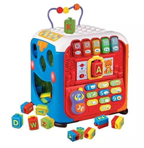 VTech- Körpə: Alfacubo Sürpriz Fəaliyyət Kubi, Çoxrəngli (3480-135422)