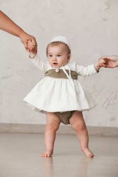 Robe Courte Cérémonie Bébé Fille Blanche 1366x2048