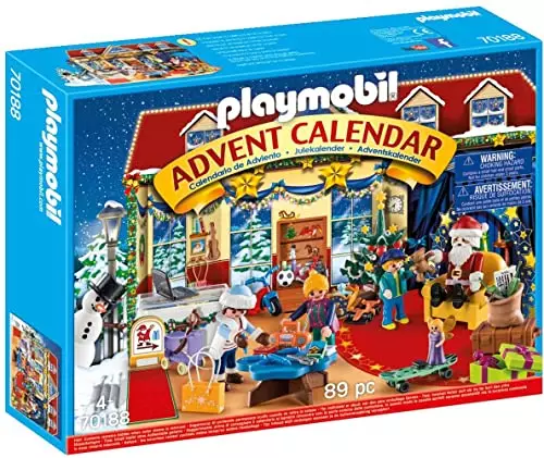 PLAYMOBIL Milad Advent Təqvimi Oyuncaq Mağazasında Milad, 4 ildən (70188)