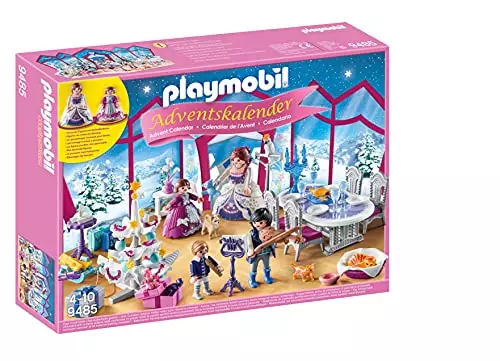 PLAYMOBIL Adventskalender Julbal i Kristallrummet, för åldrarna 4 och uppåt (9485)