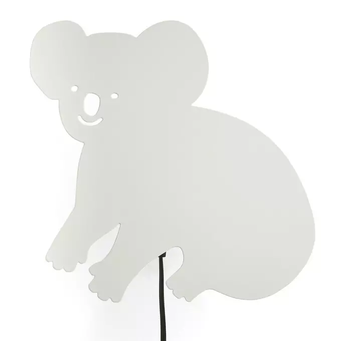 Lampu tembok logam Koala anak