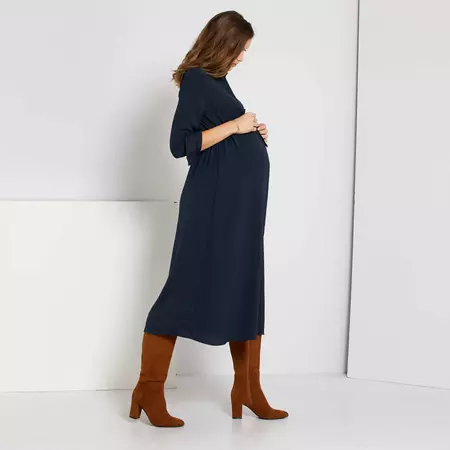 Dogayen Tufafin Maternity Blue Xp873 2 Zc3