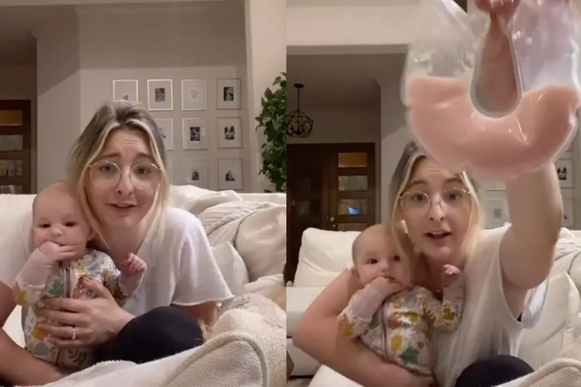 The viral video of a mother showing that her milk has turned pink, why does it happen?